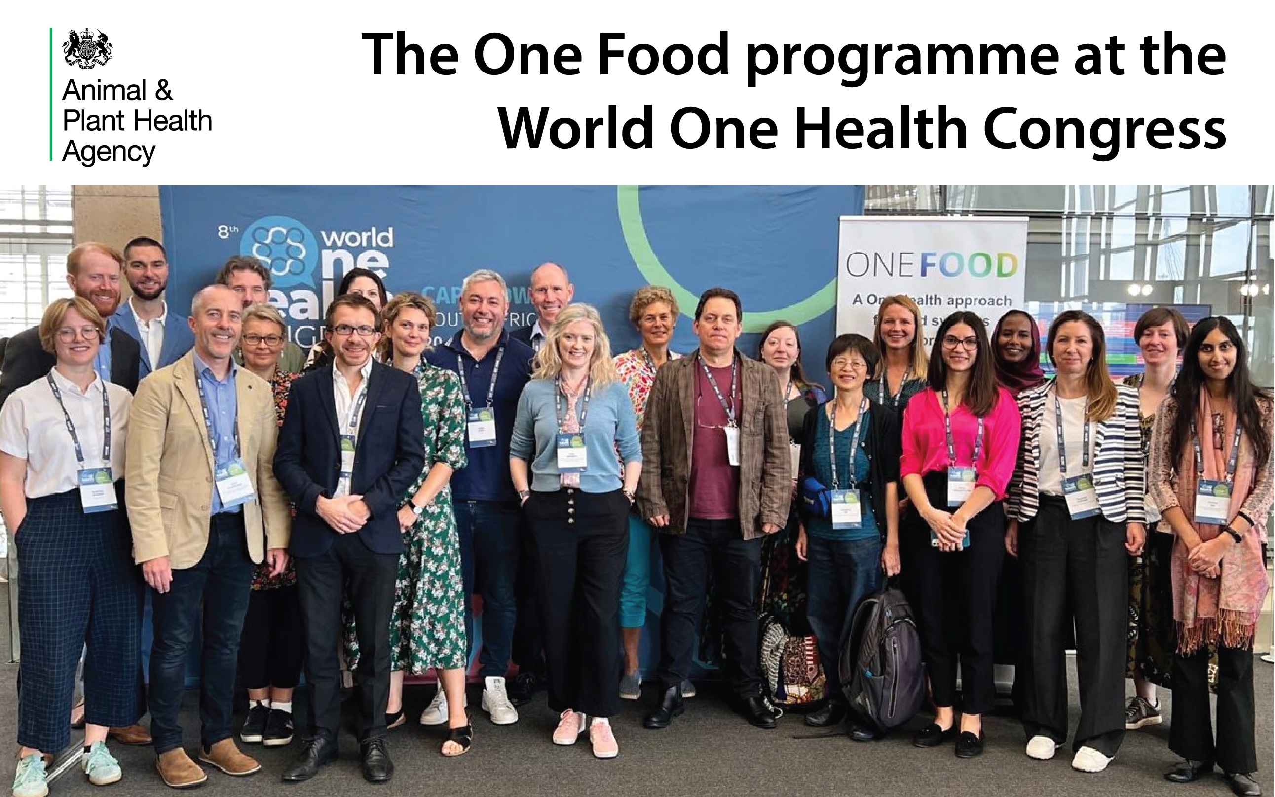 The One Food programme at the World One Health Congress, South Africa ...